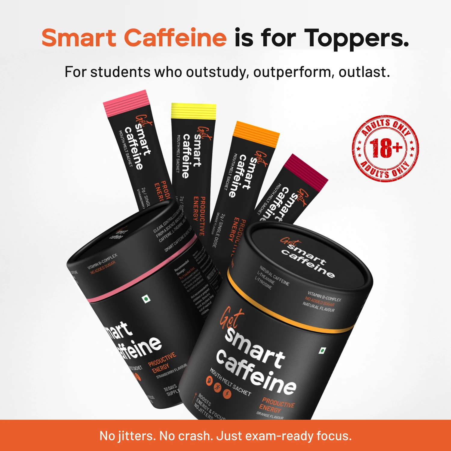 Smart Caffeine Student: Focus Supplement for Exams & Study